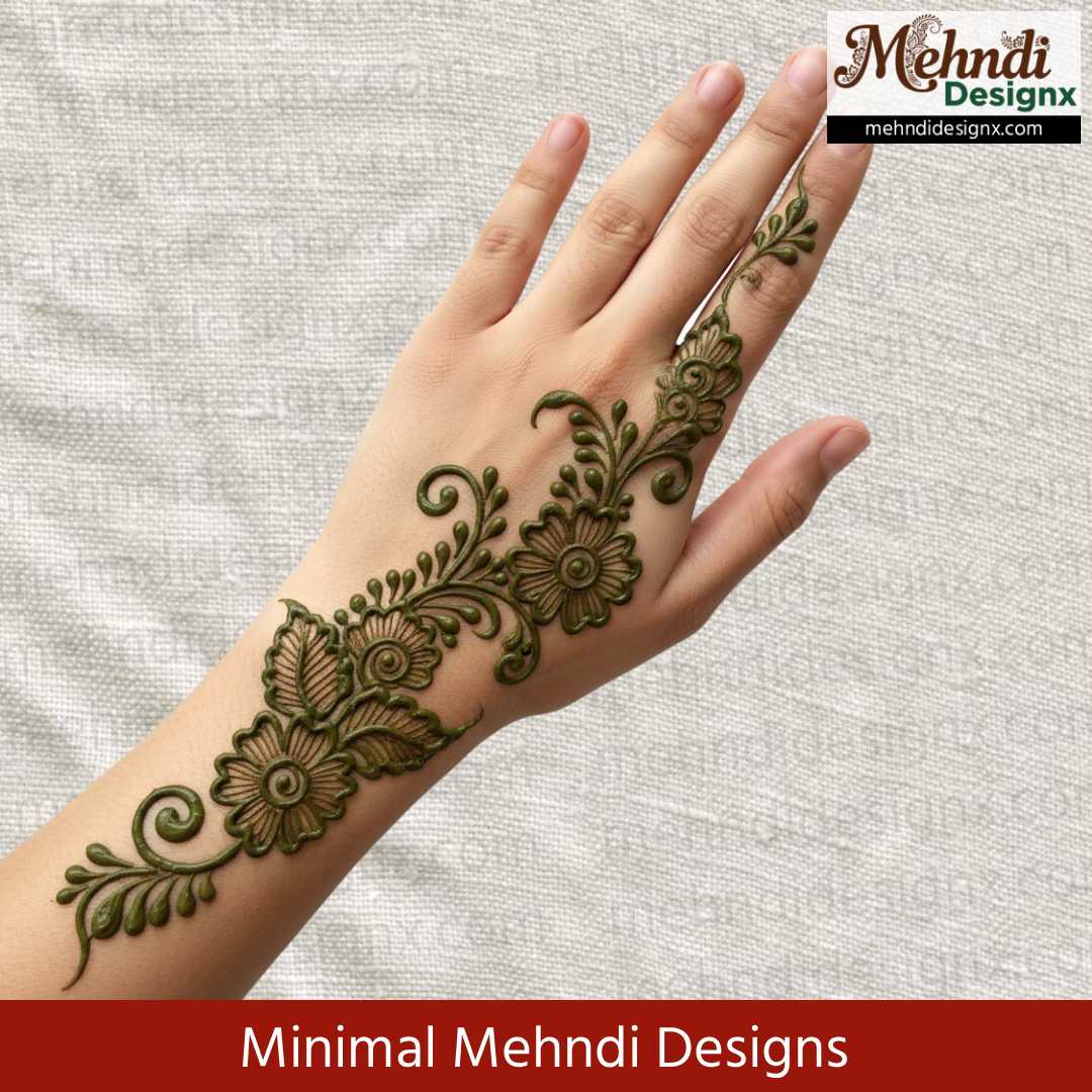 100+ Minimal Mehndi Designs: Simplicity Meets Glamour!