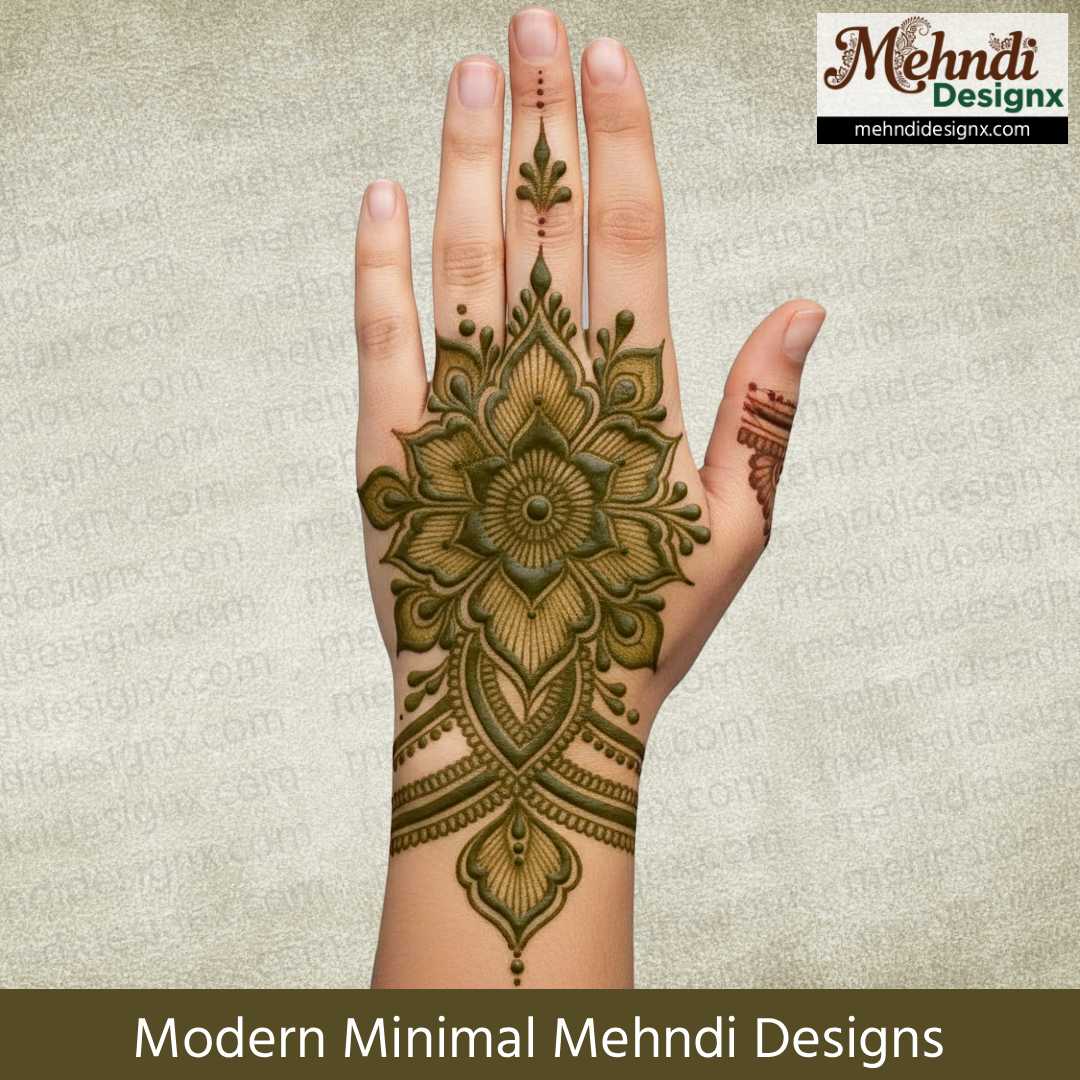 100+ Minimal Mehndi Designs: Simplicity Meets Glamour!